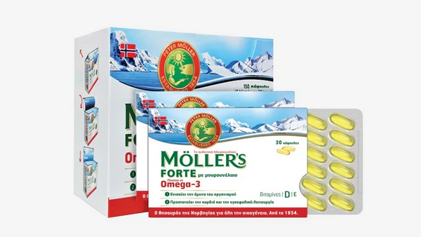 Moller's Forte Omega-3 Μουρουνέλαιο 150 Κάψουλες | BestPrice.gr