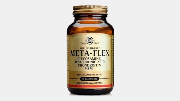 Solgar Meta-Flex Glucosamine Hyaluronic Acid Chondroitin MSM 60 ...