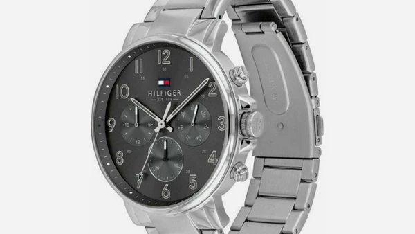 Tommy Hilfiger Daniel Ανδρικό Ρολόι Χρονογράφος με Χρυσό Μεταλλικό ...