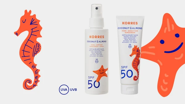 Korres Coconut & Almond Kids Comfort Παιδικό Αντηλιακό Spray Προσώπου ...