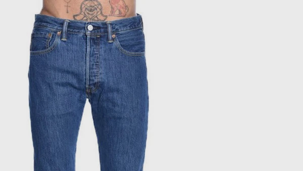 Levi's 501 Original Ανδρικό Τζιν Παντελόνι Κανονική Εφαρμογή Μπλε 00501 ...