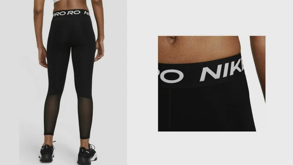 Nike Pro 365 Γυναικείο Κολάν Μακρύ Ψηλόμεσο Γκρι CZ9779-014 | BestPrice.gr