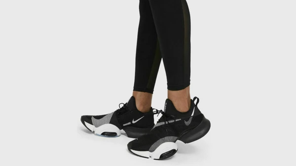 Nike Pro 365 Γυναικείο Κολάν Μακρύ Ψηλόμεσο Γκρι CZ9779-014 | BestPrice.gr