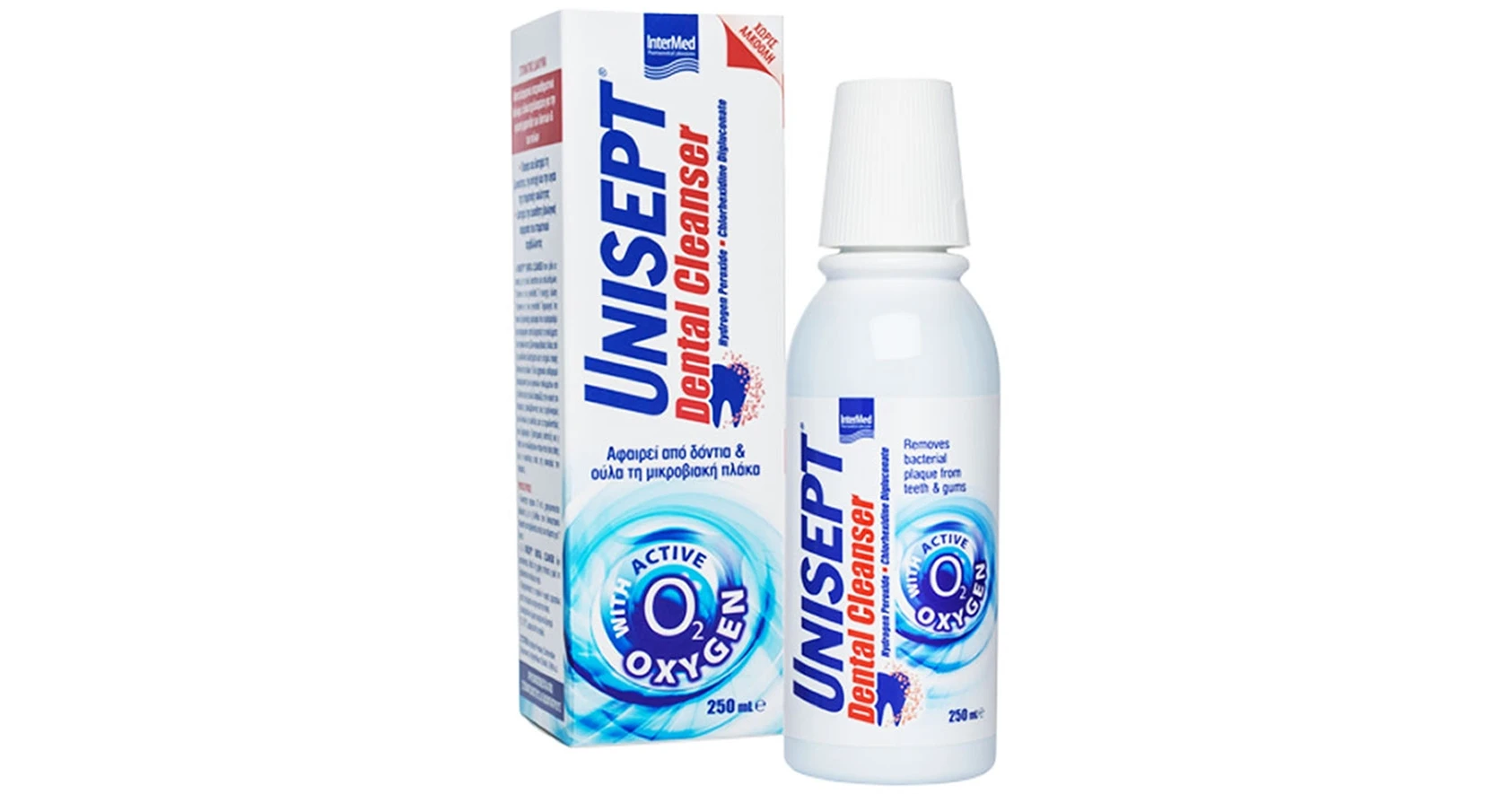 InterMed Unisept Dental Cleanser Στοματικό Διάλυμα 250ml | BestPrice.gr