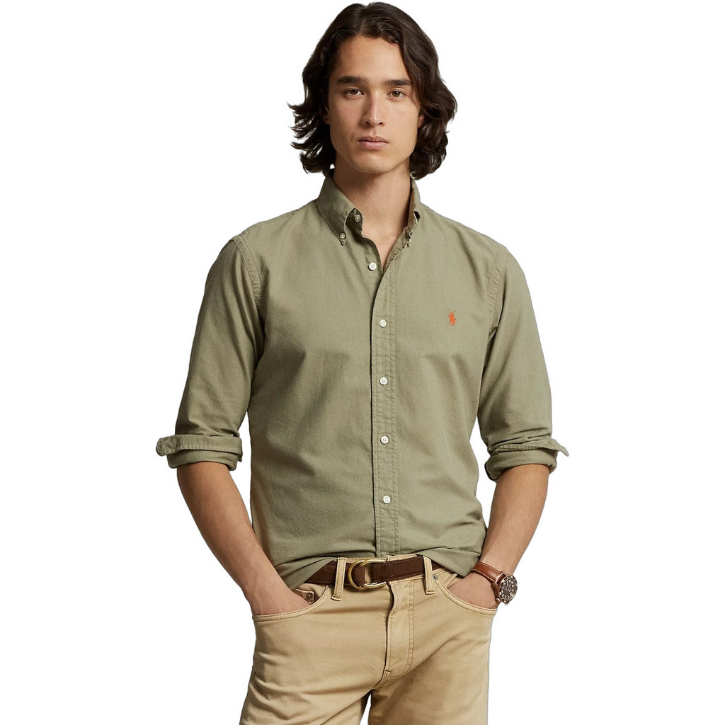 Polo Ralph Lauren Ανδρικό Πουκάμισο Βαμβακερό Μακρυμάνικο Κανονική ...