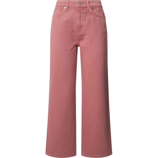 Pepe Jeans Ψηλόμεσο Γυναικείο Τζιν Παντελόνι Loose Εφαρμογή Ροζ ...