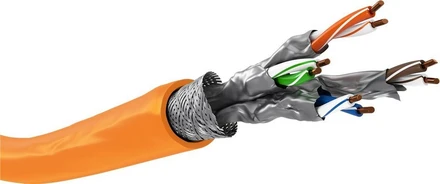 Goobay S/FTP Cat.7a Καλώδιο Δικτύου Ethernet 50m Orange 75713 ...