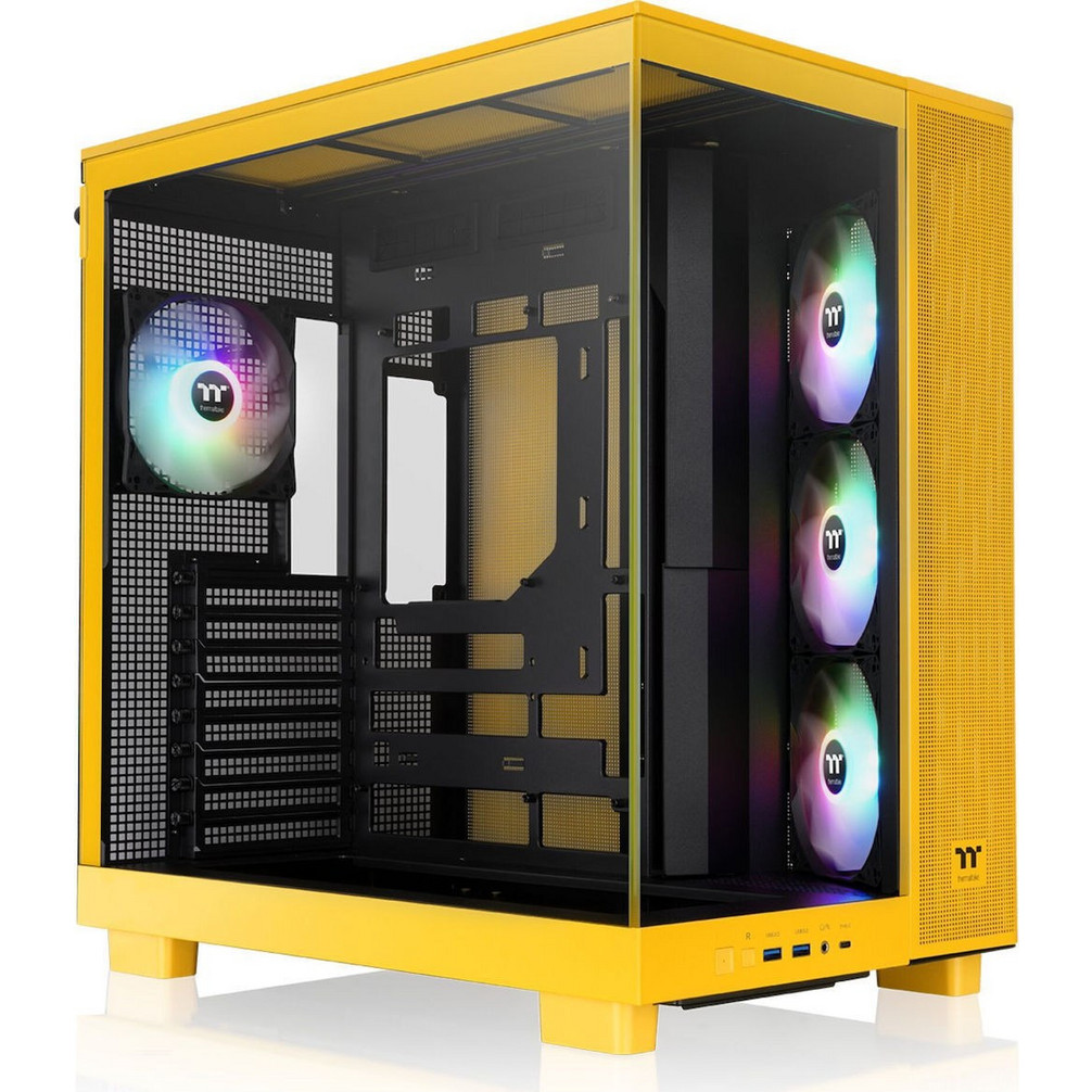 Thermaltake View 380 XL TG Bumblebee Gaming Midi Tower Κουτί Υπολογιστή ...