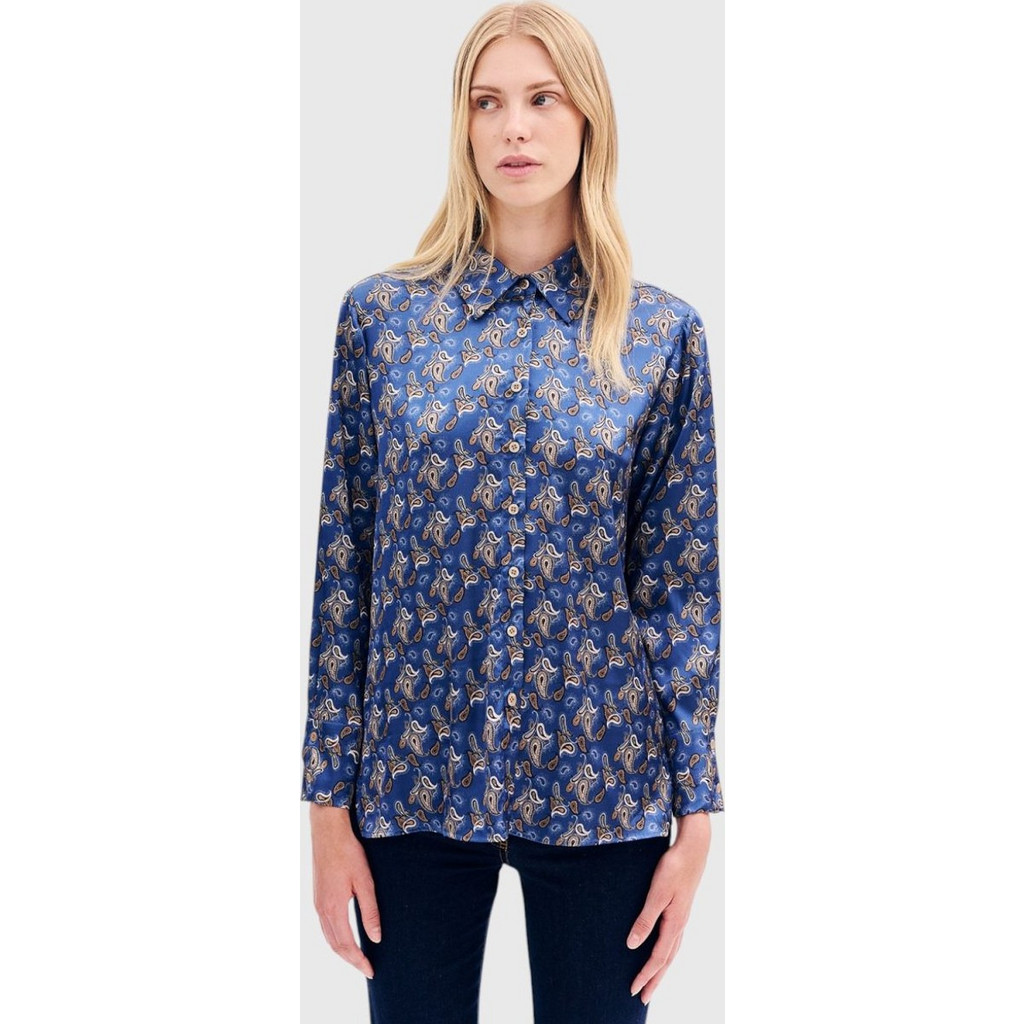 Forel Μακρυμάνικο Γυναικείο Πουκάμισο Navy Μπλε 081.80.01.018 | BestPrice.gr