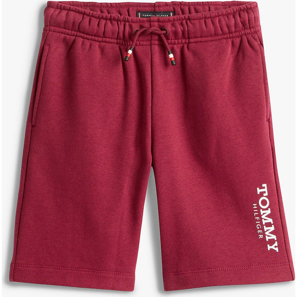 Tommy Hilfiger Παιδική Βερμούδα Υφασμάτινη Μπορντό KB0KB10023-VK0 ...