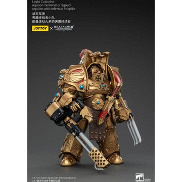 JOY TOY Warhammer Horus Heresy Legio Custodes Aquilon Terminator 14cm ...