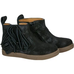 GBB Oranto Παιδικά Μποτάκια Μαύρα Suede με Φερμουάρ 19H314-21 ...