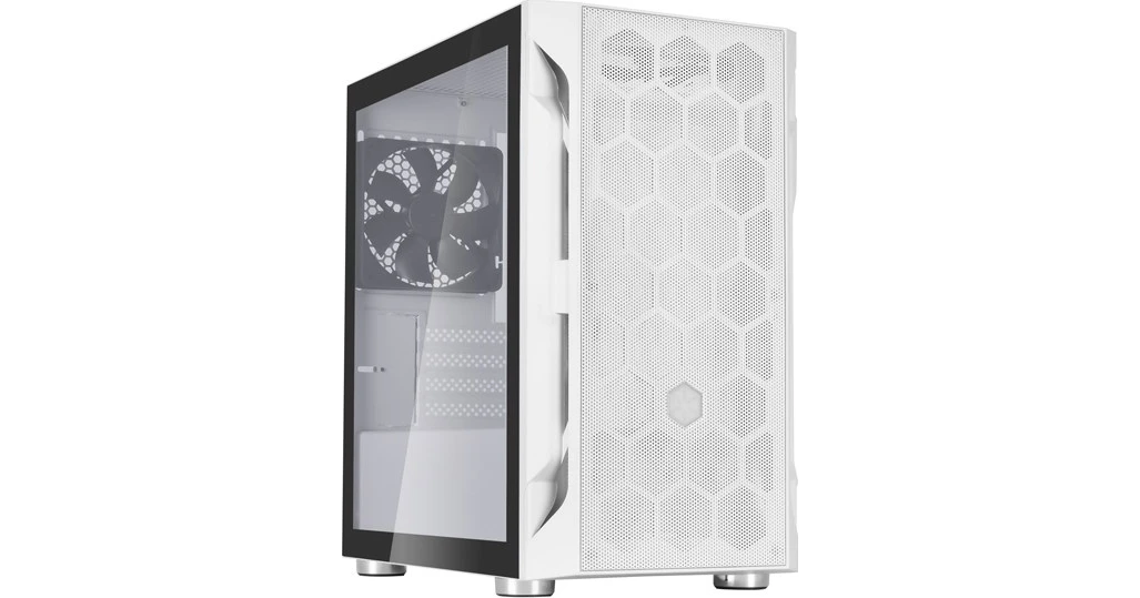 Silverstone Fara H1M TG White Gaming Micro Tower Κουτί Υπολογιστή με ...