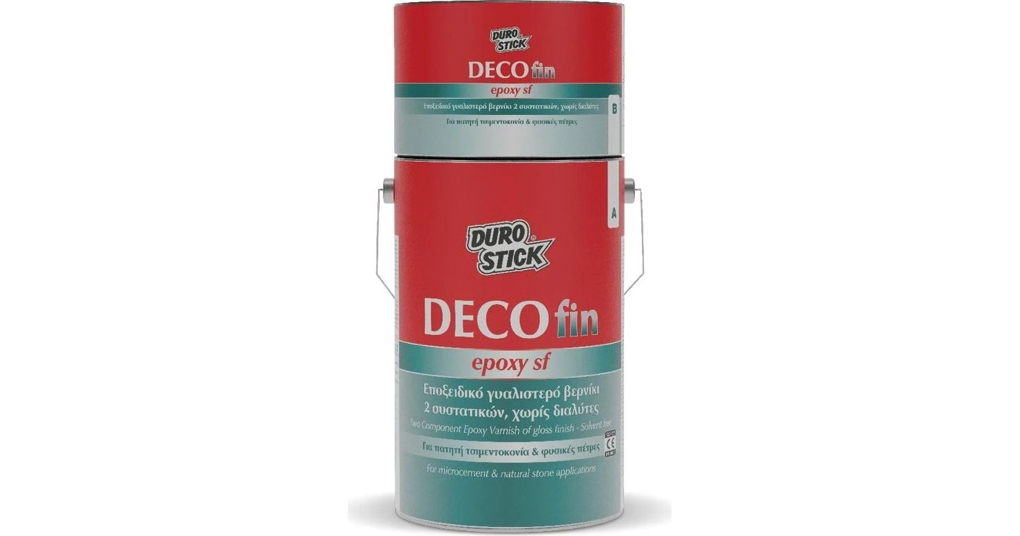 Durostick Decofin Epoxy SF (A+B) Βερνίκι Επιφάνειας Πέτρας Διαλύτου ...
