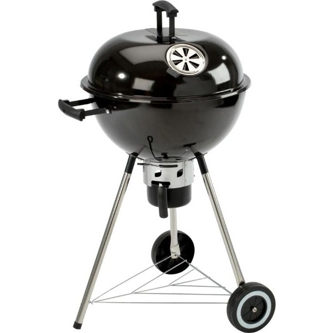 Grill Chef GC Μεταλλική Ψησταριά Κάρβουνου Στρογγυλή με Καπάκι και ...