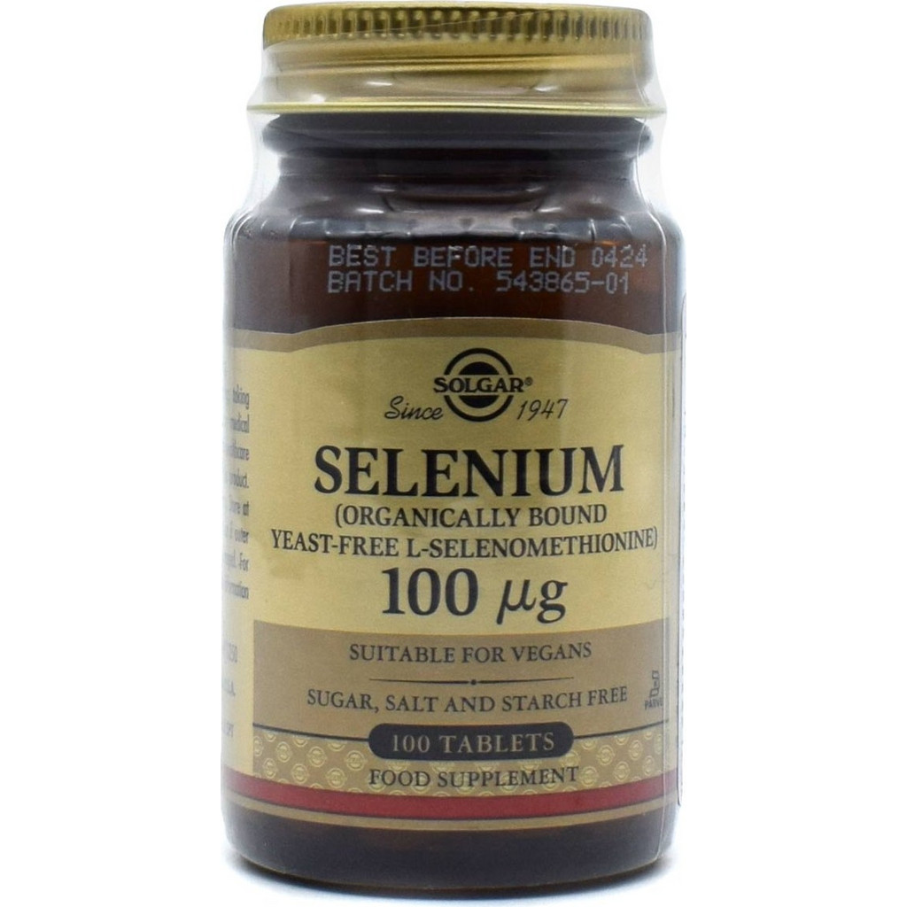 Solgar Selenium 100μg 100 Ταμπλέτες | BestPrice.gr