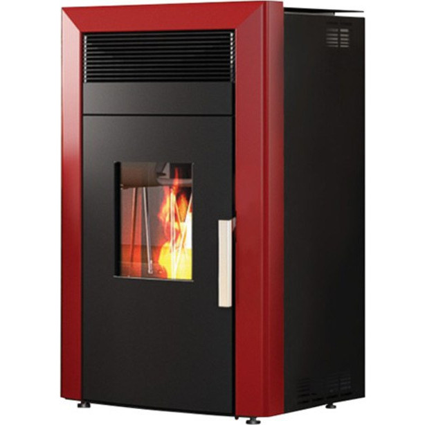Alfa Plam Commo 12 Red Σόμπα Pellet Καλοριφέρ Αερόθερμη 12kW | BestPrice.gr