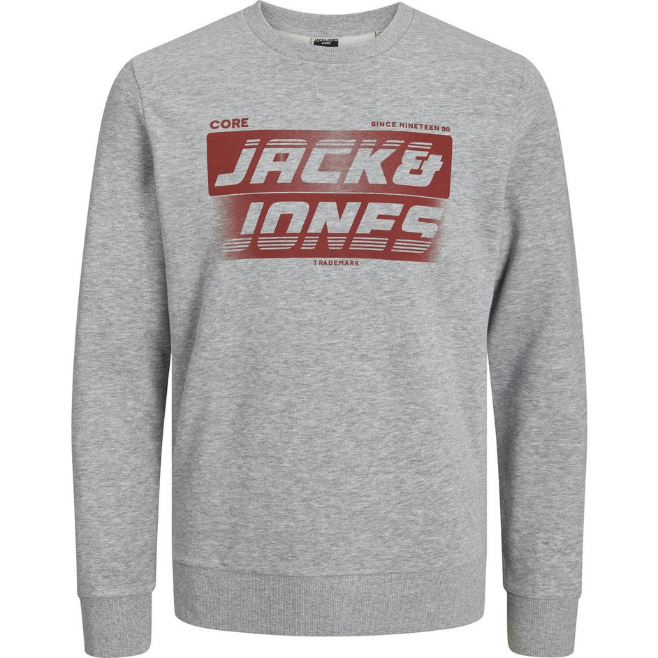 Jack & Jones Ανδρικό Φούτερ με Κουκούλα Γκρι 12243922 | BestPrice.gr