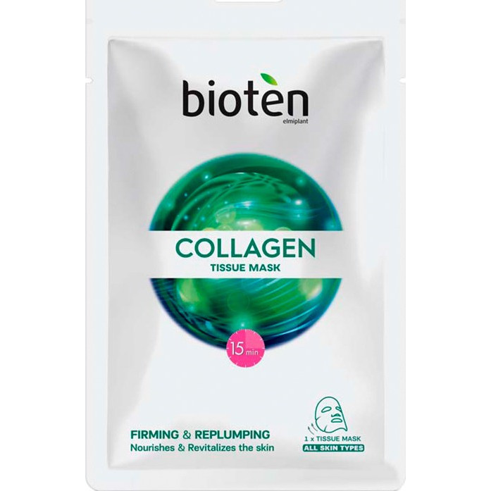 Bioten Collagen Tissue Κρεμώδης Μάσκα Προσώπου για Αντιγήρανση με ...