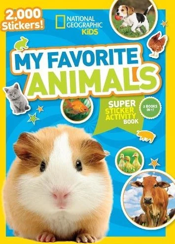 My Favourite Animals Sticker Book: Over 1,000 stickers | BestPrice.gr
