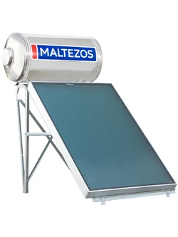 Ηλιακοί Θερμοσίφωνες Maltezos 120lt — 130lt Διπλής Ενέργειας με Inox ...
