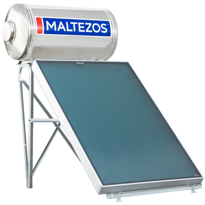 Ηλιακοί Θερμοσίφωνες Maltezos 120lt — 130lt Διπλής Ενέργειας με Inox ...