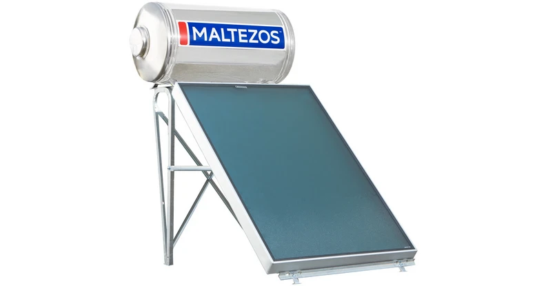 Maltezos SAC Ηλιακός Θερμοσίφωνας 125lt 1.5m² Inox Διπλής Ενέργειας ...