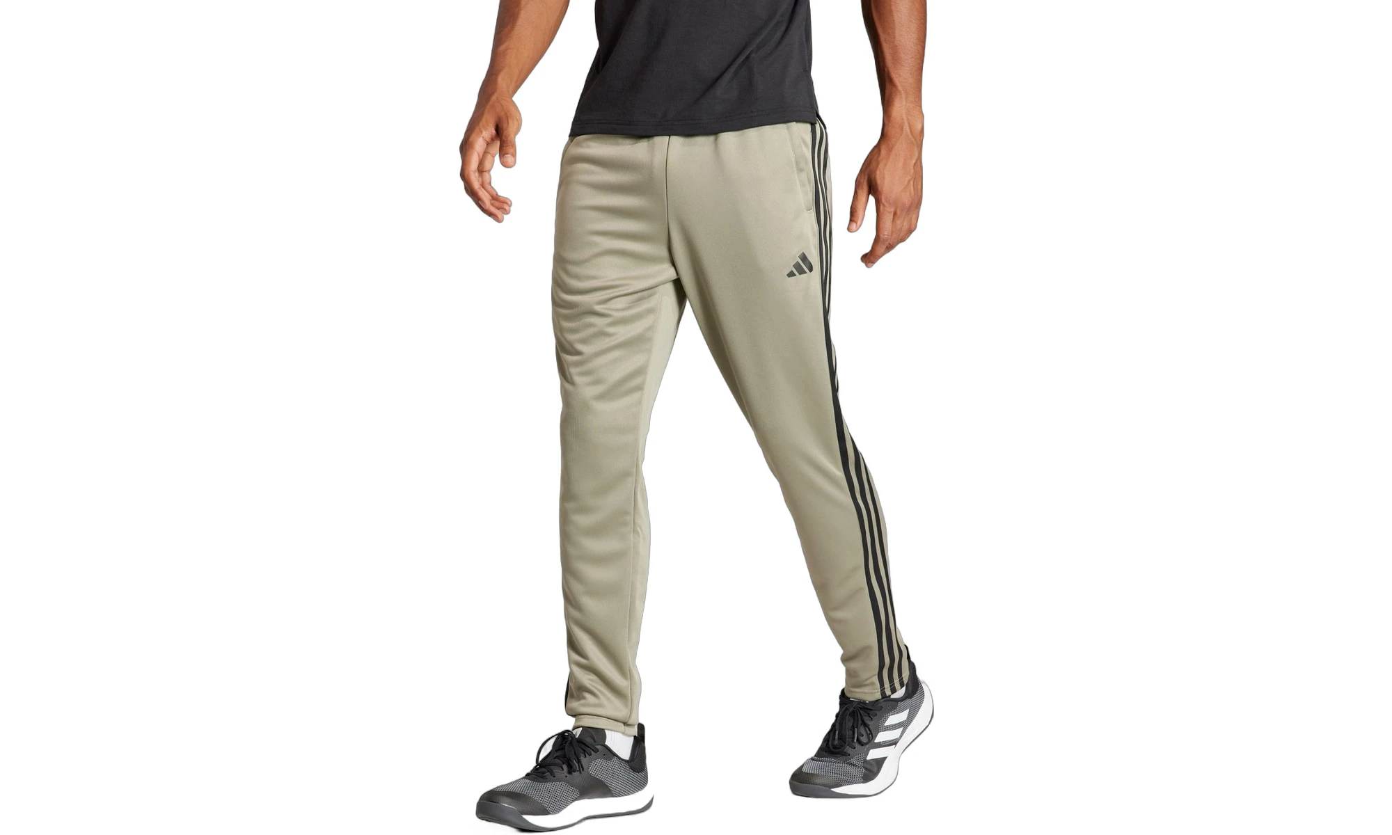 Adidas Train Essentials Ανδρικό Παντελόνι Φόρμας Μπεζ 3-Stripes IT5412 | BestPrice.gr