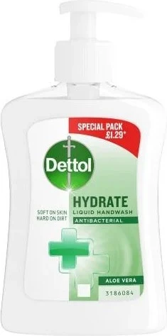 Dettol Hydrate Αντισηπτικό Κρεμοσάπουνο 250ml | BestPrice.gr