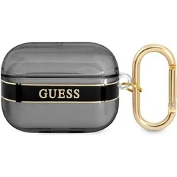 Guess Strap Collection Θήκη Σιλικόνης με Γάντζο για Apple AirPods 3 Ροζ ...
