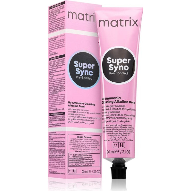 Matrix Super Sync Pre-Bonded Sheer Paster Neutral Ημιμόνιμη Βαφή ...