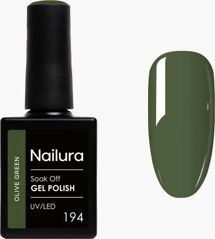 Nailura 194 Olive Green Ημιμόνιμο Βερνίκι Νυχιών 10ml | BestPrice.gr