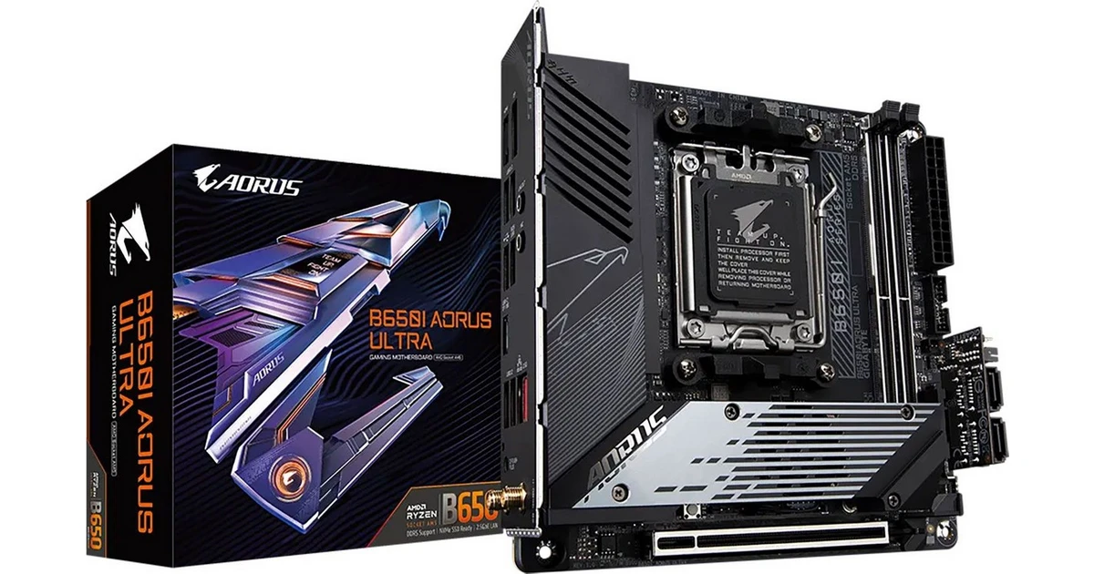 Gigabyte B650I Aorus Ultra Motherboard Mini ITX με AMD AM5 Socket ...