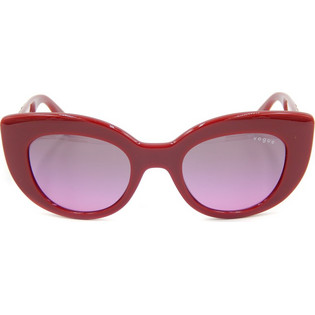 Vogue VO5480/S 3048/90 Γυναικεία Γυαλιά Ηλίου Cat Eye Κοκάλινα Μπορντό ...
