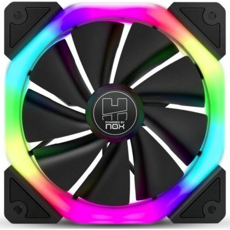 NOX S-Fan LED Case Fan 120mm ARGB με Σύνδεση 3-Pin | BestPrice.gr
