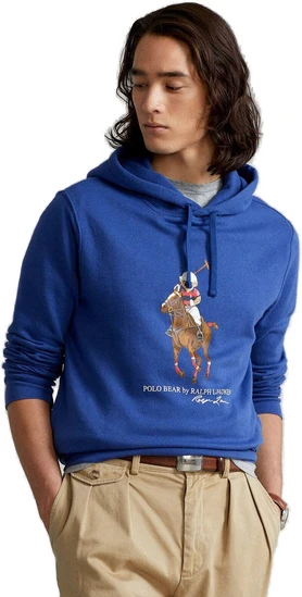 Polo Ralph Lauren Ανδρικό Φούτερ με Κουκούλα Μπλε 710853309-002 ...