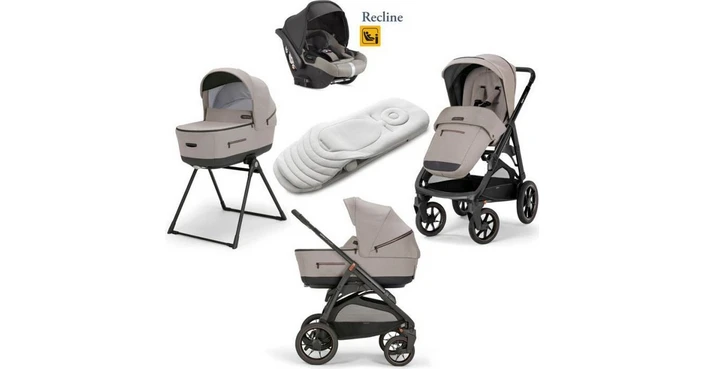 Inglesina Aptica XT Quattro Darwin Recline Καρότσι Μωρού 3 σε 1 Tundra ...