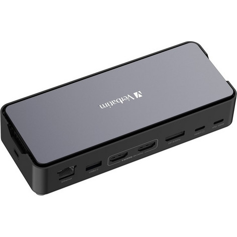 Verbatim Pro USB-C Docking Station με DisplayPort / HDMI 4K PD Ethernet ...