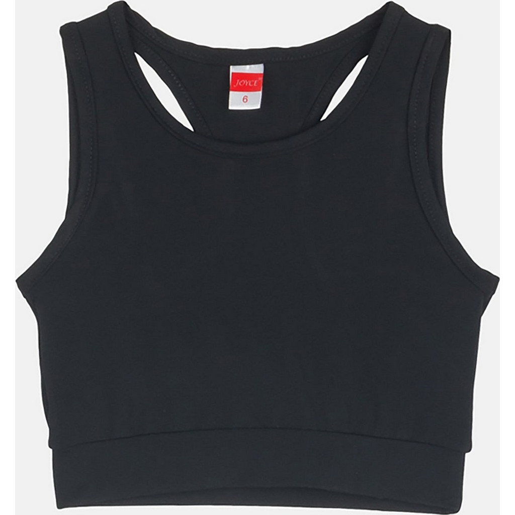 Joyce Παιδικό Crop Top Αμάνικο Μαύρο 2513517 | BestPrice.gr