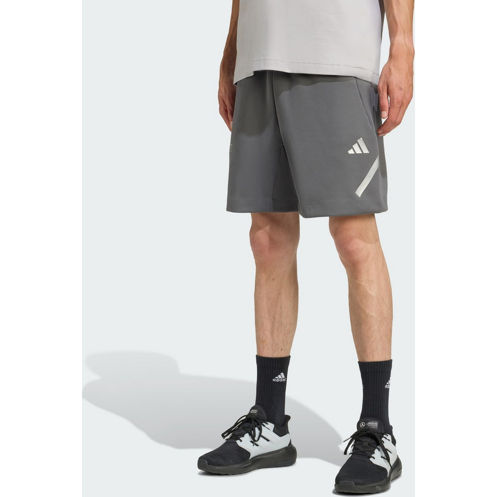 Adidas Mercedes Αθλητικό Ανδρικό Σορτς Ανθρακί JW3479 | BestPrice.gr