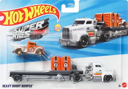 Mattel Hot Wheels Super Rigs Heavy Doody Dumper JCM47 | BestPrice.gr