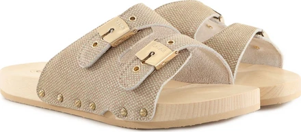 Scholl Pescura 2 Δερμάτινα Γυναικεία Σανδάλια Μπεζ F29855-1002 ...