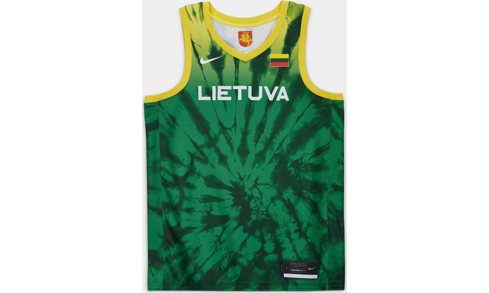 Nike Olympics 2021 Lithuania Limited Edition Road Basketball Jersey ...