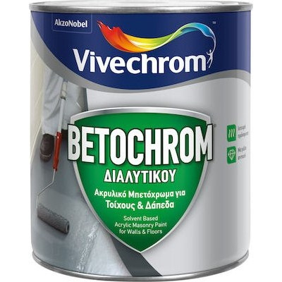 Vivechrom Betochrom Τσιμεντόχρωμα Λευκή Μανόλια 0.75lt | BestPrice.gr