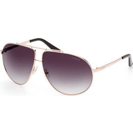 Guess GU5208 32P Ανδρικά Γυαλιά Ηλίου Aviator Μεταλλικά Χρυσά με Μαύρο ...