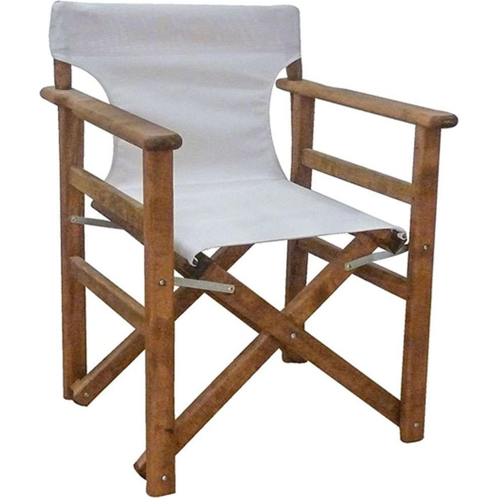 Zita Plus Torino Καρέκλα Σκηνοθέτη Ξύλινη Λευκή 63.0138 | BestPrice.gr