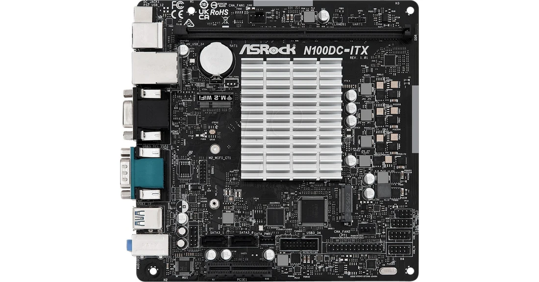 Asrock N100dc Itx Motherboard Mini Itx με Intel Socket Bestprice Gr