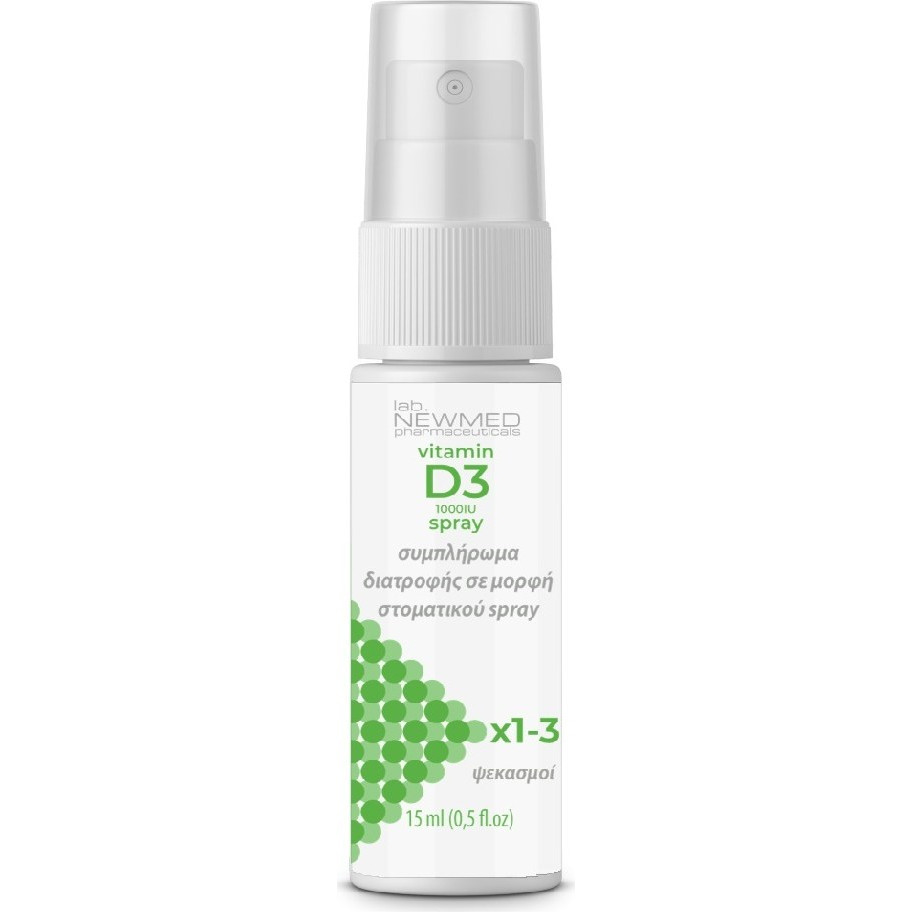 Lab.Newmed Vitamin D3 Spray 1000iu 15ml | BestPrice.gr