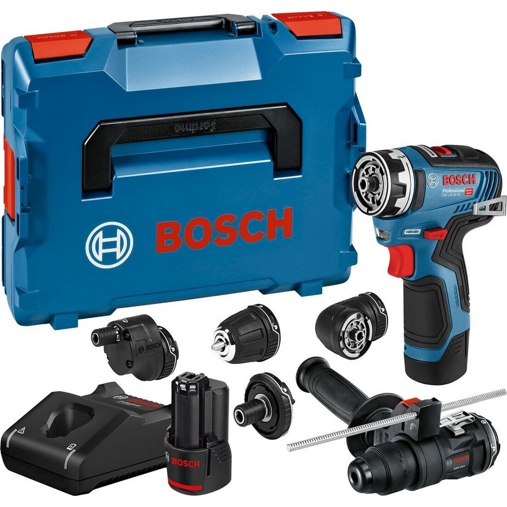 Bosch GSR 12V-35 Δραπανοκατσάβιδο Μπαταρίας 12V 2x3Ah 06019H3008 ...