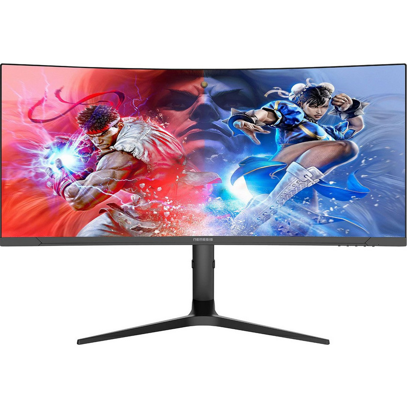 Turbo-X Nemesis 3403WQX Ultrawide VA HDR Curved Gaming Monitor 34 ...